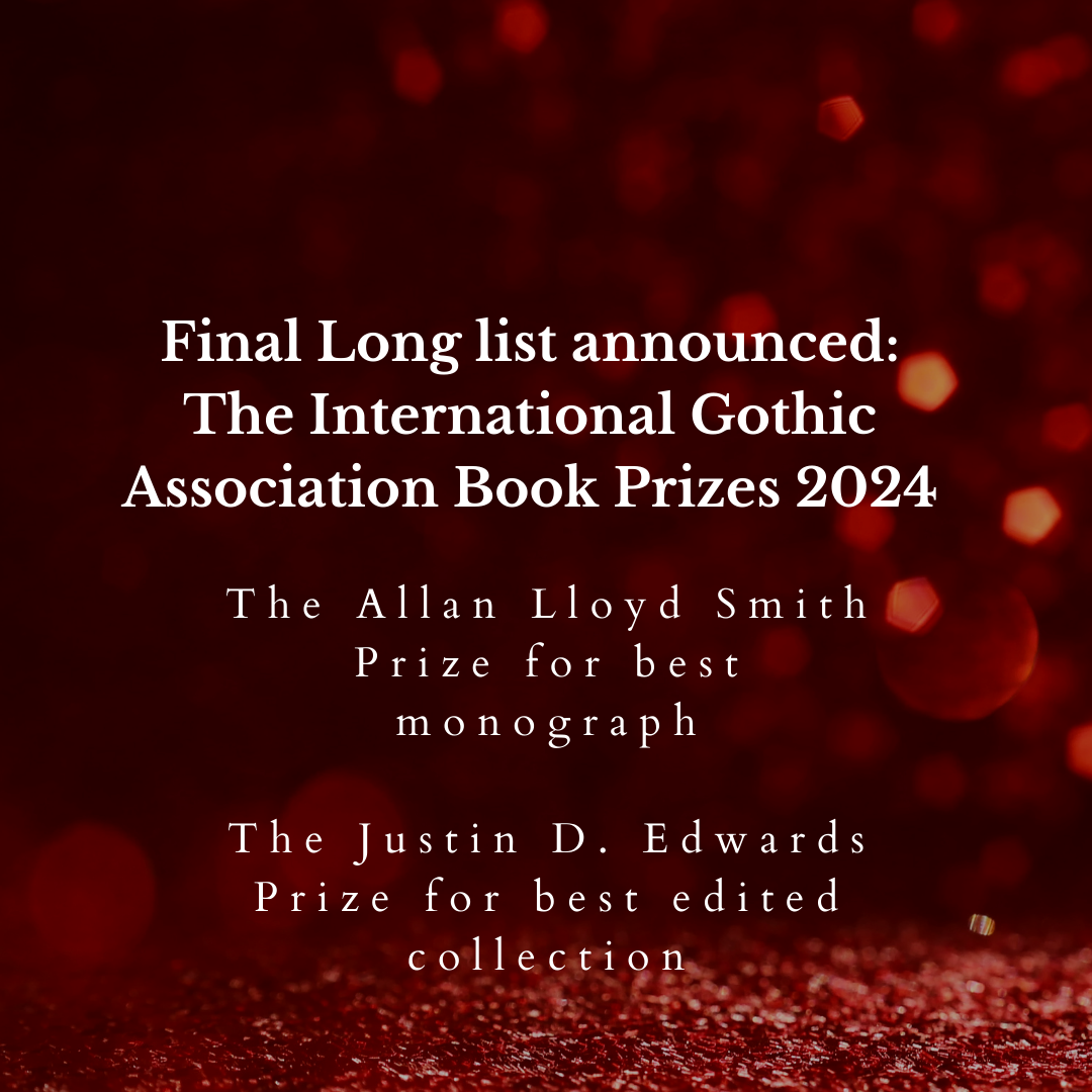 Final Longlists announced for the International Gothic Association Book ...